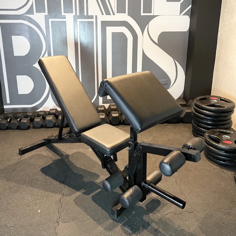 Weightlifting Adjustable Bench flat incline decline with preacher and ...