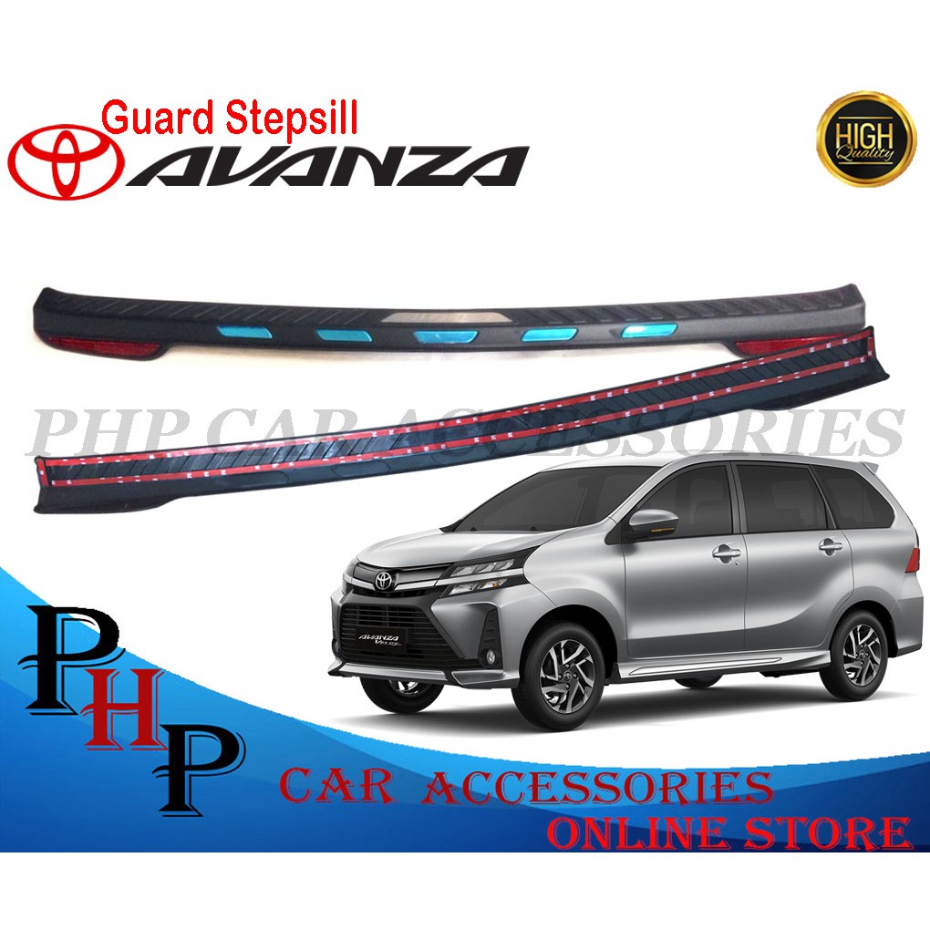Toyota Avanza Rear Bumper Guard Stepsill Step Sill | Shopee Philippines