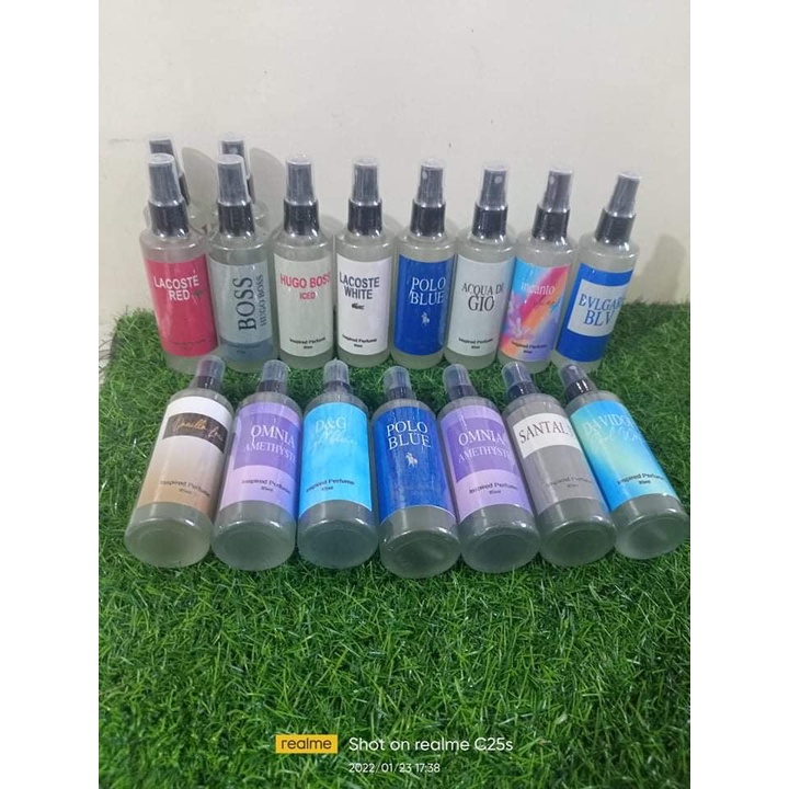 10PCS 100ML INSPIRED PERFUME ESSENTIAL FRAGRANCE | Shopee Philippines