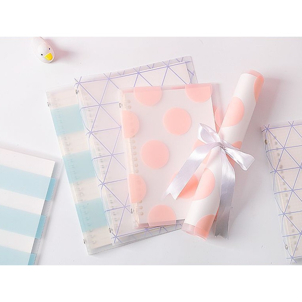 Japan Soft PP binder designed cover only refillable/20 26 holes ...