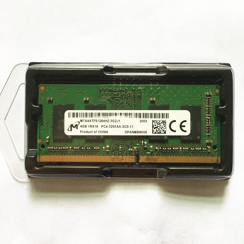 Micron DDR4 4GB 3200MHz RAMS 4GB 1RX16 PC4 3200AA SC0 11 DDR4 Laptop