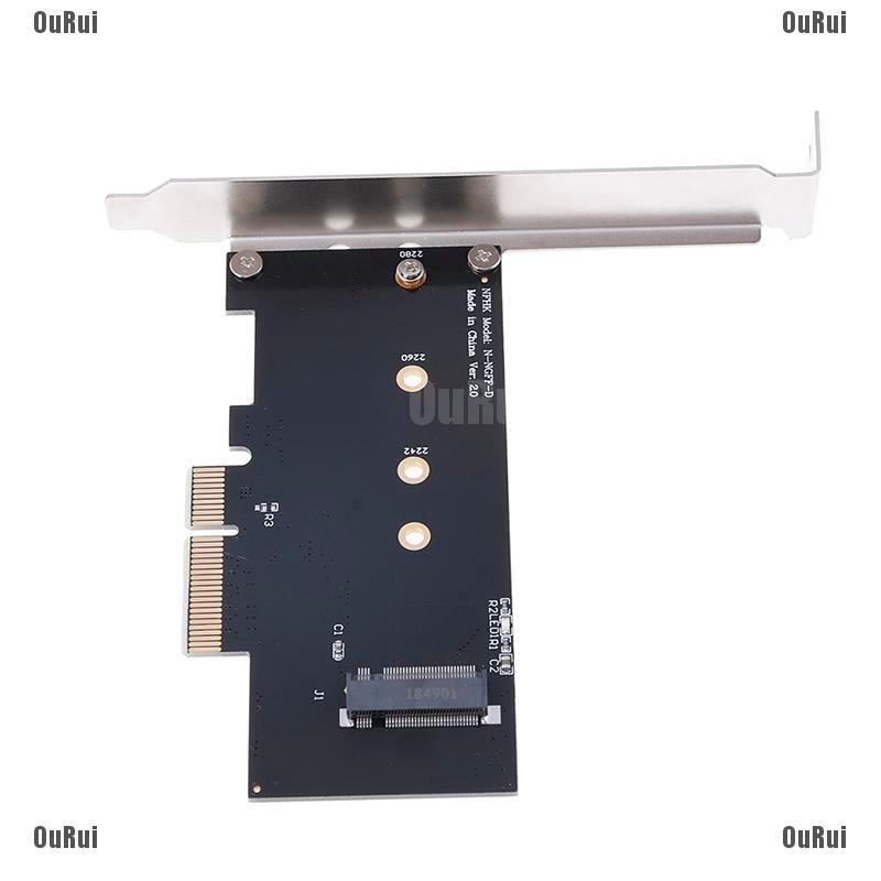 HS NVMe AHCI PCIe x4 M.2 NGFF SSD to PCIE 3.0 x4 converter adapter card ...