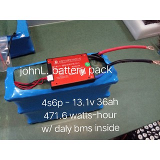 LifePO4 battery pack 4s 4p,5p,6p 12v | Shopee Philippines