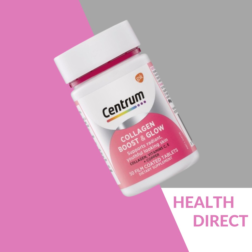 Centrum collagen boost & glow 50 tablets | Shopee Philippines