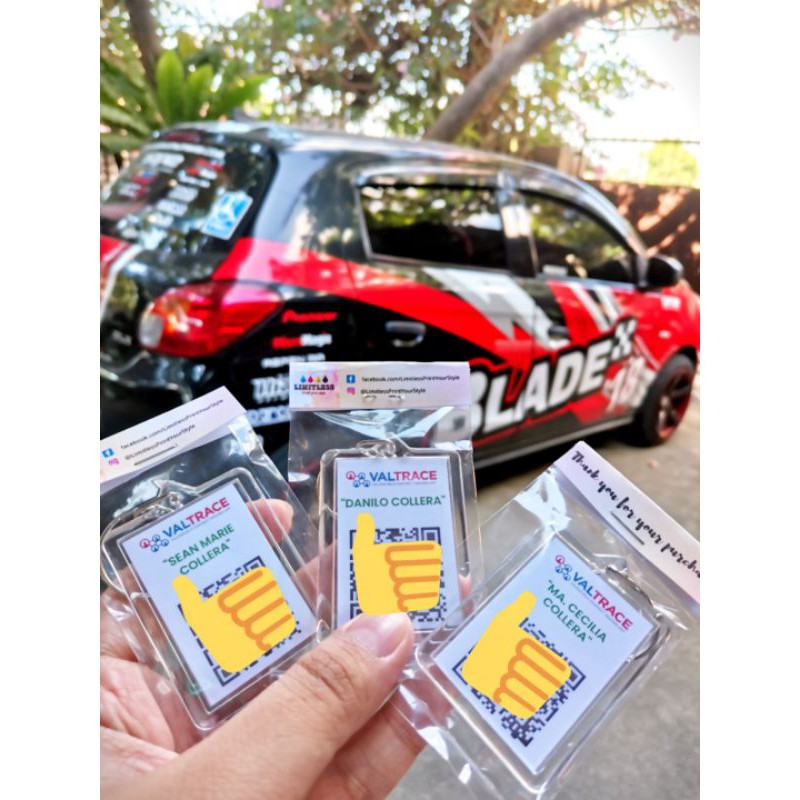 MANDATRACK Pasig Pass Valtrace Antipolo Taytay QR code Keychain presyo ₱15