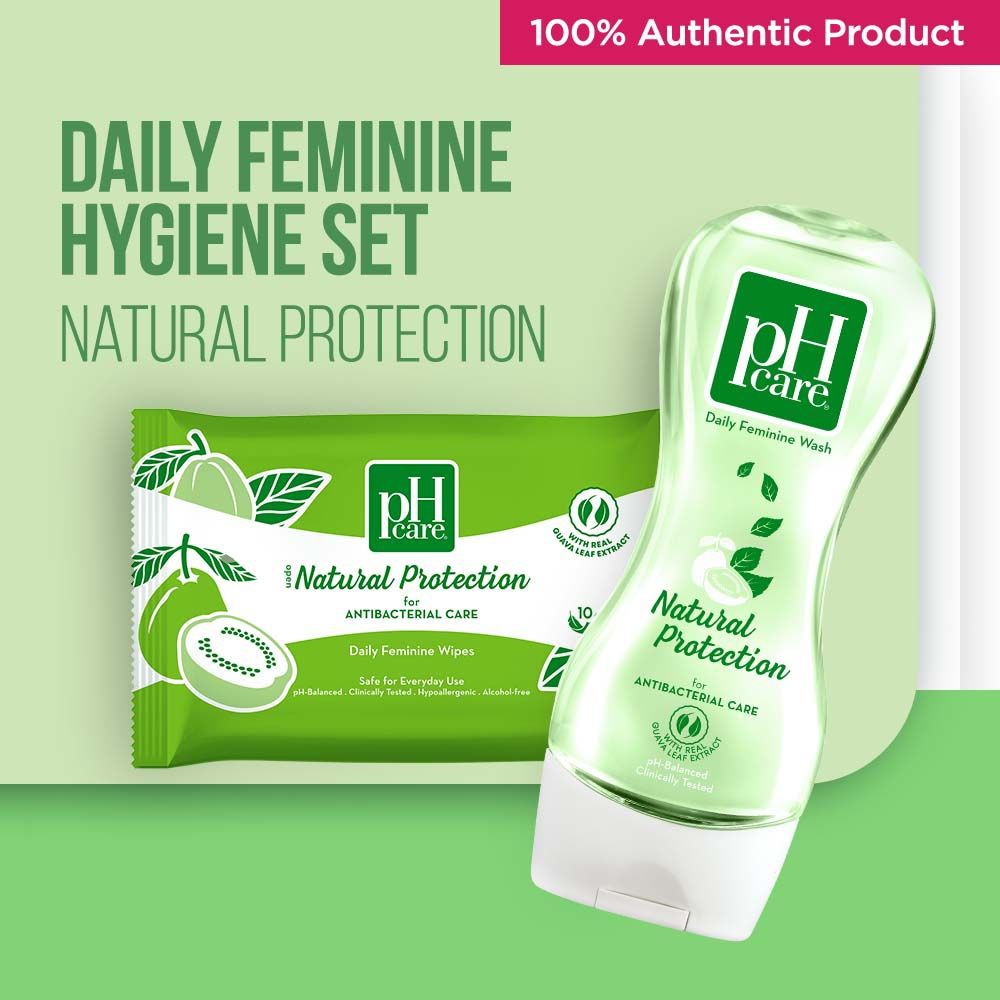 pH Care Daily Feminine Hygiene Natural Protection Set | Shopee Philippines