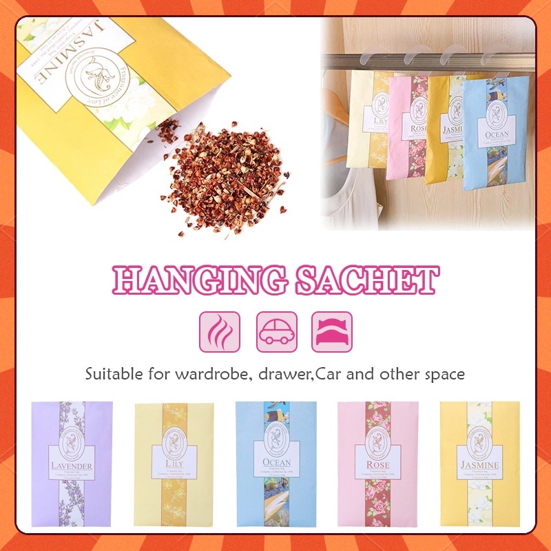 Natural Fragrance Bag Air Fresh Sachet Paper Bag Smell Incense Fresh ...