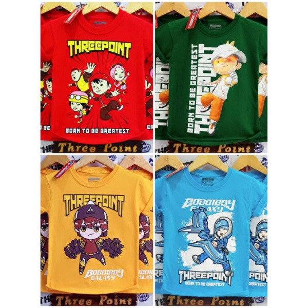Boboiboy ori threepoint Kids Shirts | Shopee Philippines