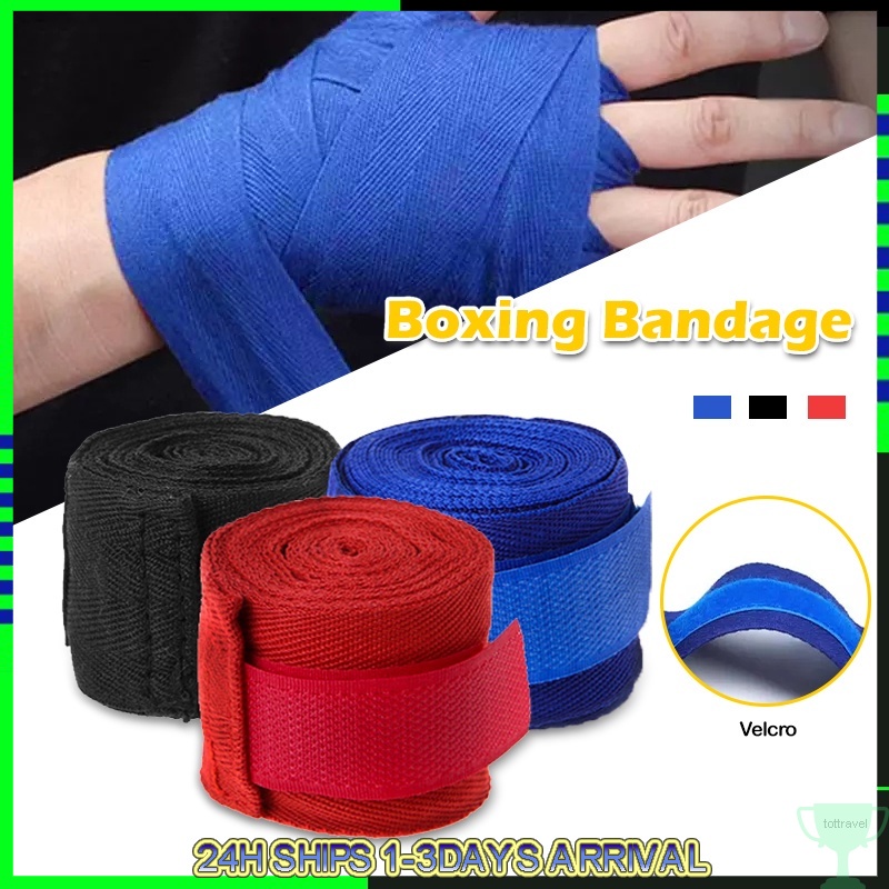 3M/5M Boxing Bandage Boxing Hand Wrap Cotton Sports Strap Stretch Boxer ...