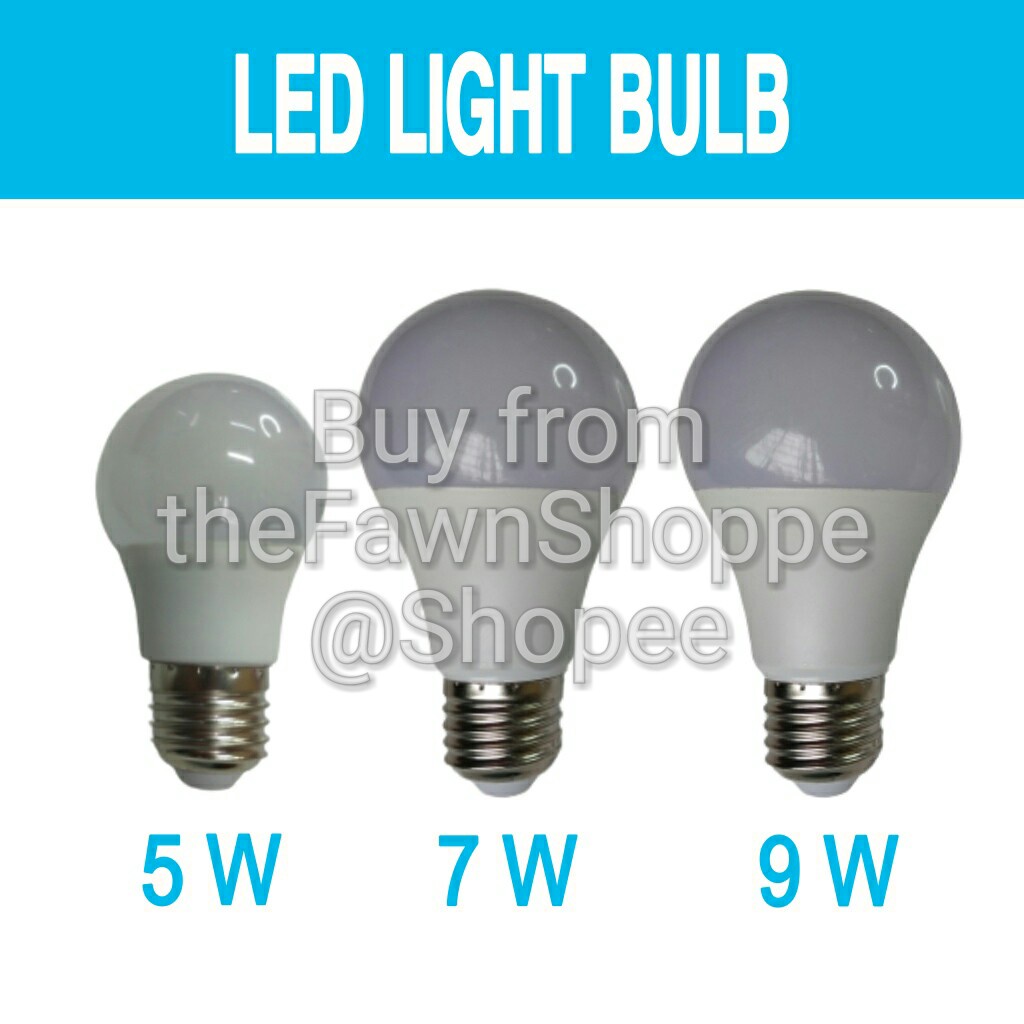 LED Bulb Light Bulb 5 Watts, 7 Watts, 9 Watts / Energy Saving LED Bulb ...