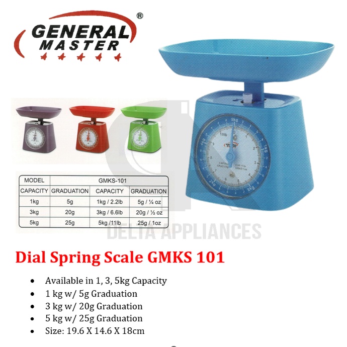 General Master GMKS 101 Dial Spring Scale General Master Weighing Scale ...