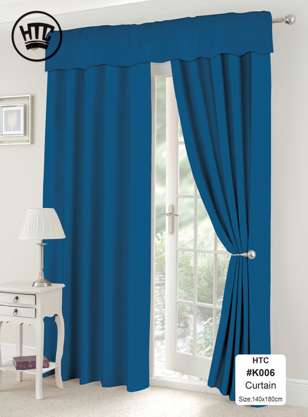 COD Curtain Blue New Arrival Kurtina Design 1PCS Window Door Home Decor ...