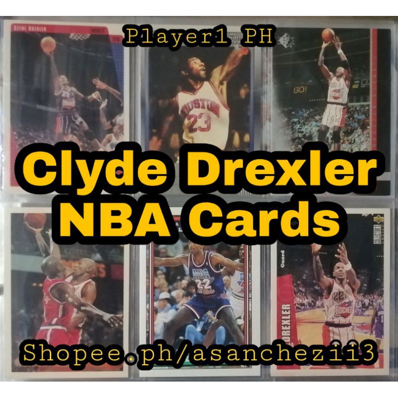 Clyde Drexler NBA Card (90s to Present)(Check variations)(Instant ...