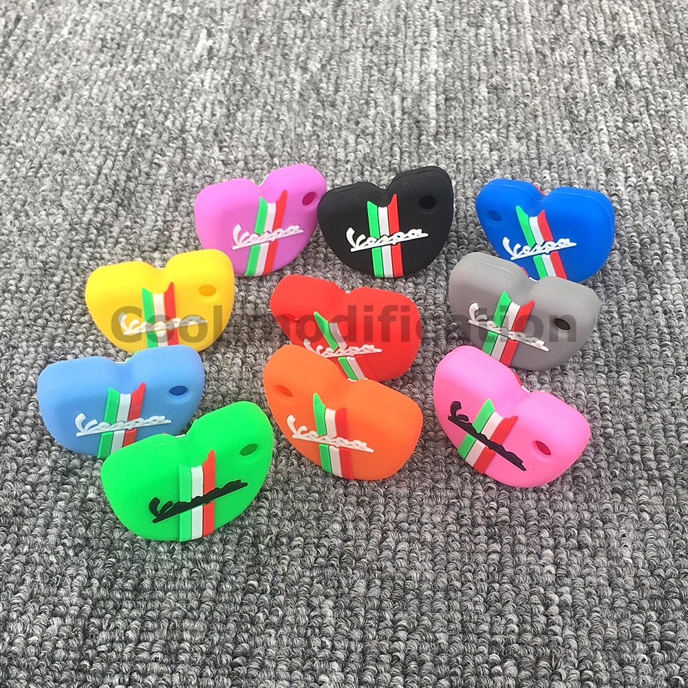 For Vespa Silicone Rubber Key Case Cover for Piaggio GTS300 Primavera ...