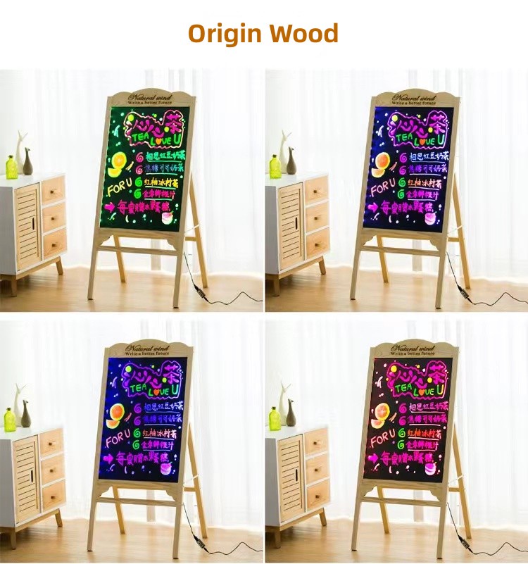 LED Electronic Fluorescent Board Luminous Word Billboard Shop ...