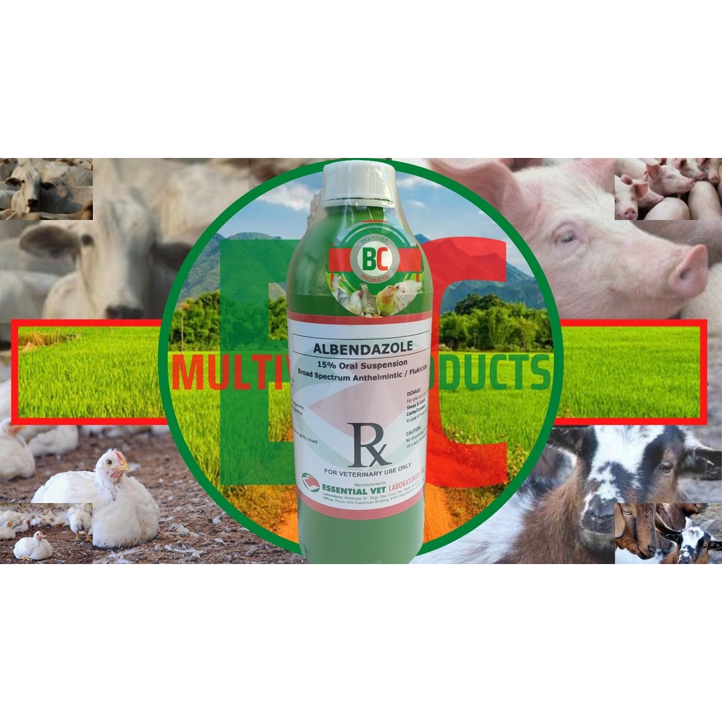 ESSENTIAL VET, ALBENDAZOLE 15%[BROAD SPECTRUM ANTHELMINTIC/FLUKICIDE ...