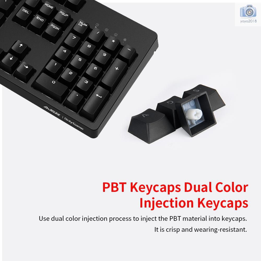 AJAZZ Mechanical Keyboard Professional Gaming Keyboard Blue Switch ...