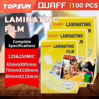 Laminating Film Short 250 Micron 100 Sheets SEAL High Quality | Shopee ...