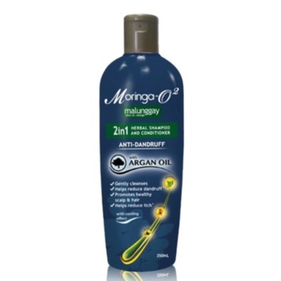 Moringa-O2 Herbal Anti-Dandruff Shampoo & Conditioner w/ Argan Oil (2 ...