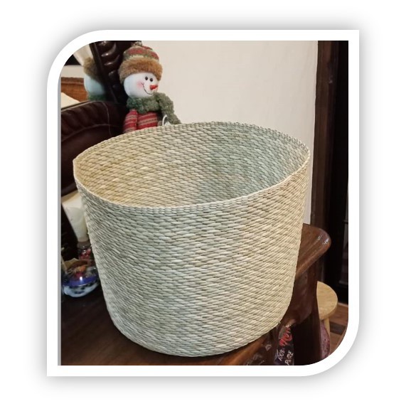 Native Basket Tikog Large | Shopee Philippines