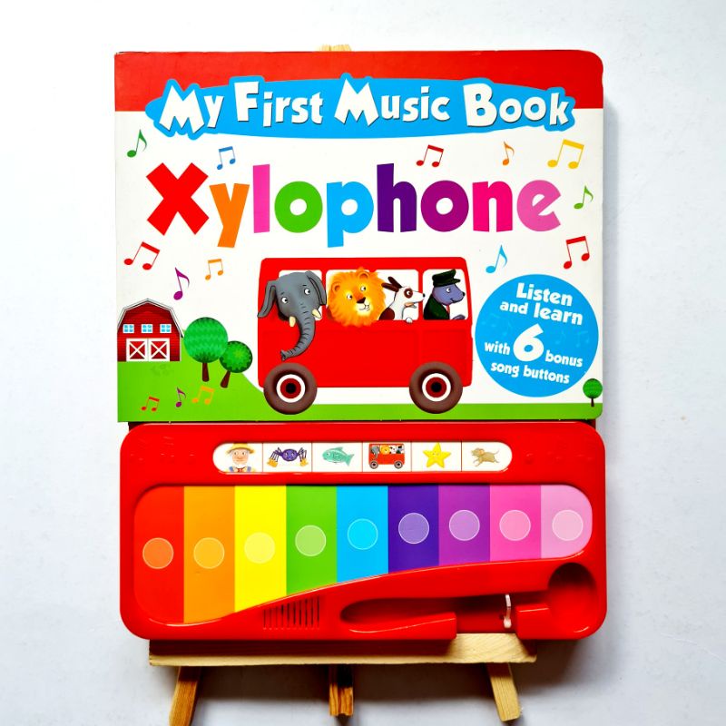 My First Music Book Xylophone - Board Book With Sound | Shopee Philippines