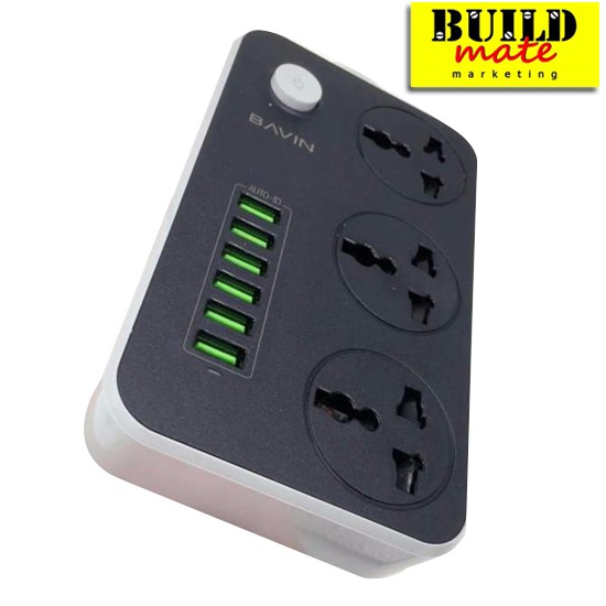 BAVIN SC3604 6USB With 3 Power Socket | Shopee Philippines