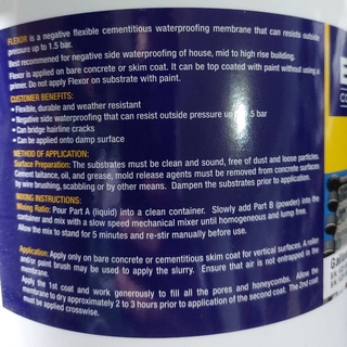 Buildrite Flexor (5kg) NEGATIVE SIDE CEMENTITIOUS Waterproofing ...
