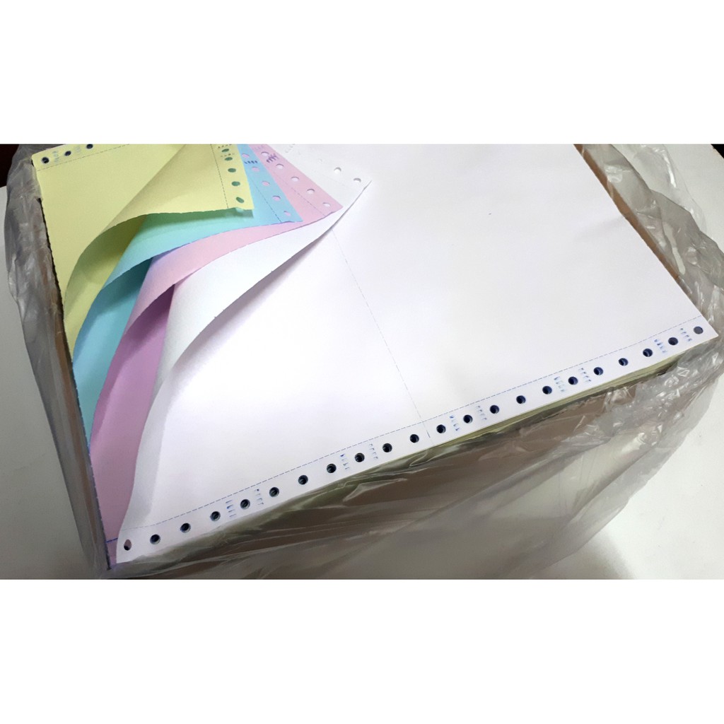 4Ply Carbonless Continuous Form 9.5" x 5.5" - Colored | Shopee Philippines