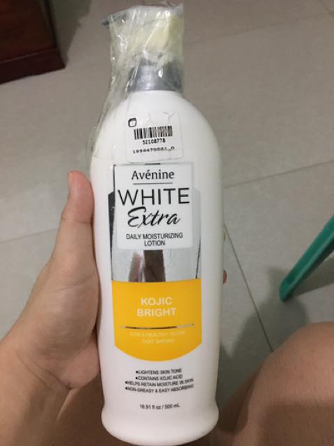 Avenine Extra White Kojic Brightening Lotion 500ml | Shopee Philippines