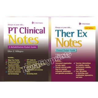 PT CLINICAL NOTES / THER EX NOTES : POCKET GUIDE | Shopee Philippines