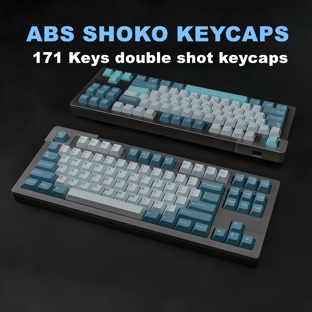 171 keys ABS SHOKO keycaps personality trend keycap arbitrary ...