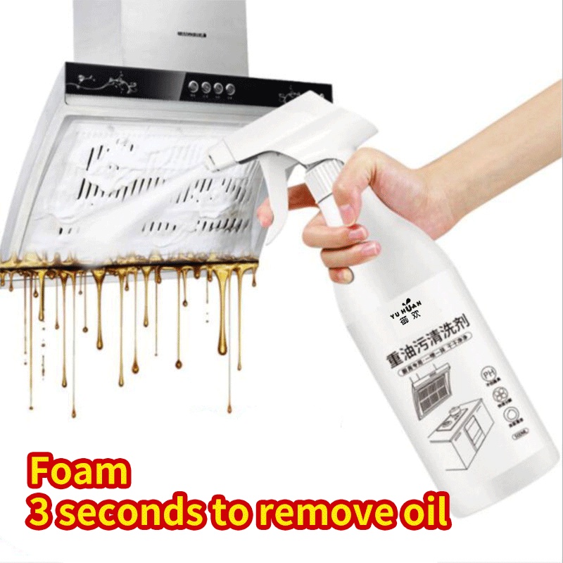 Kitchen Cleaner spray Non-toxic Spray Kitchen Oil Cleaner Oil Stain ...