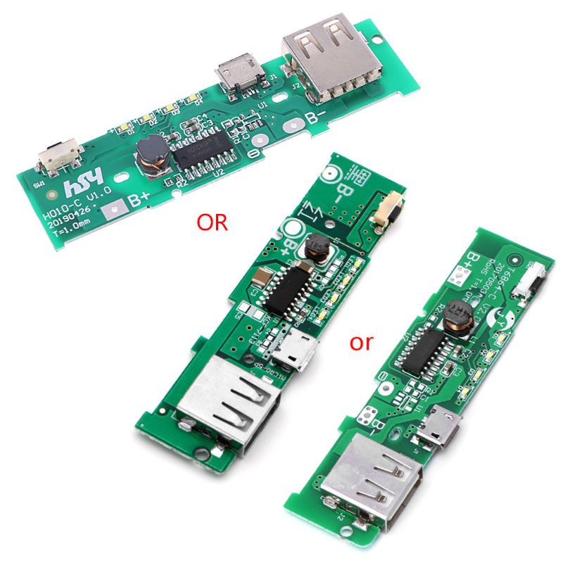 usb 5v 2a mobile phone power bank charger pcb board module for 18650 ...