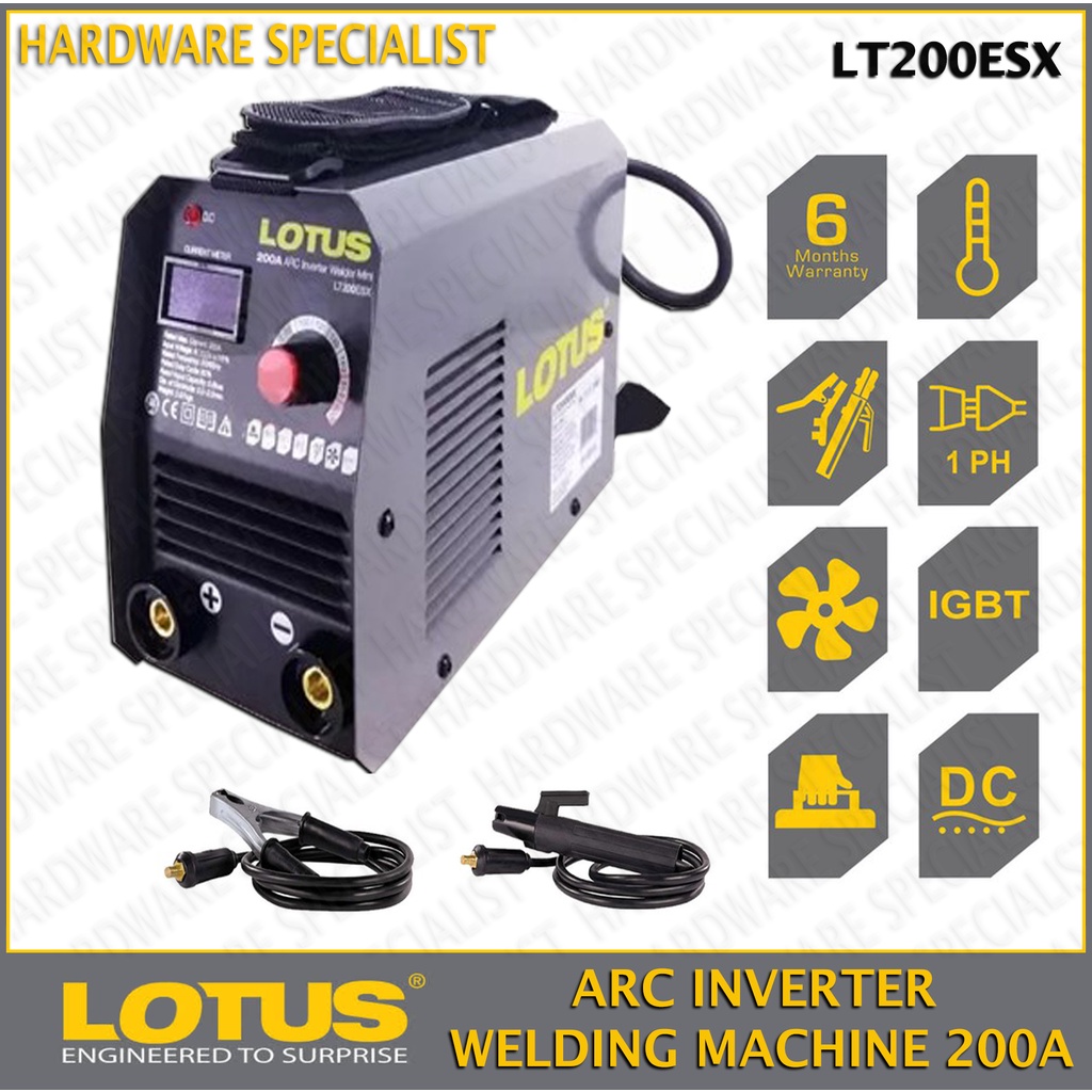 Lotus ARC Inverter Welding Machine 200A LT200ESX ORIGINAL AUTHENTIC ...