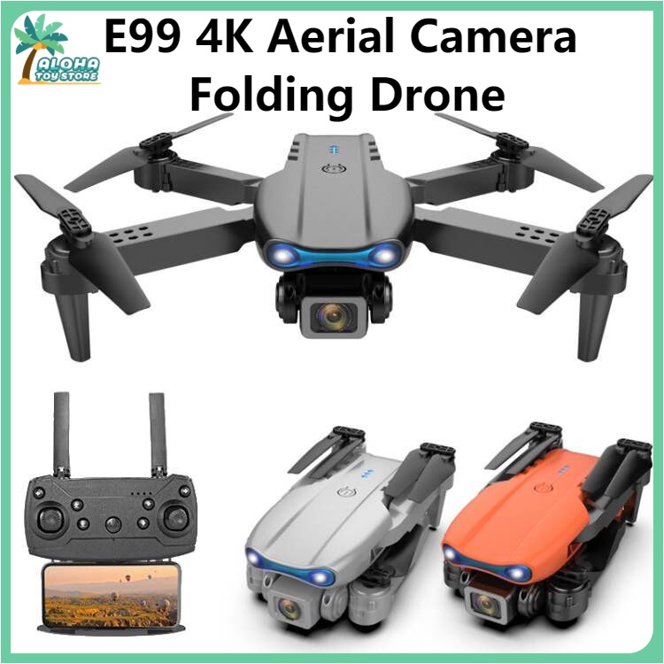 K3 Drone With Camera Folding 4K HD RC Aerial Photography Plane Fixed Height E99Pro Drone ...