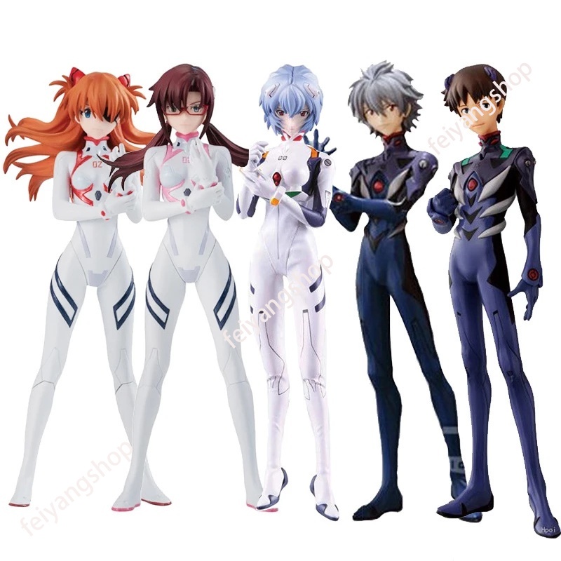 Anime Neon Genesis Evangelion EVA PVC Action Figure Mari Rei Asuka Toys ...