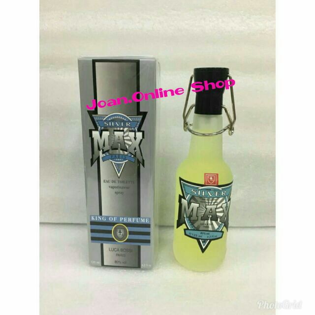 SILVER MAX PERFUME FOR MEN 125ML | Shopee Philippines