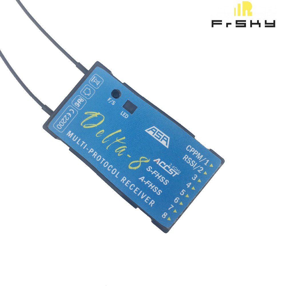 FrSky Delta 8 Receiver FrSky D8/V8 Futaba S-FHSS FHSS and Hitec AFHSS ...