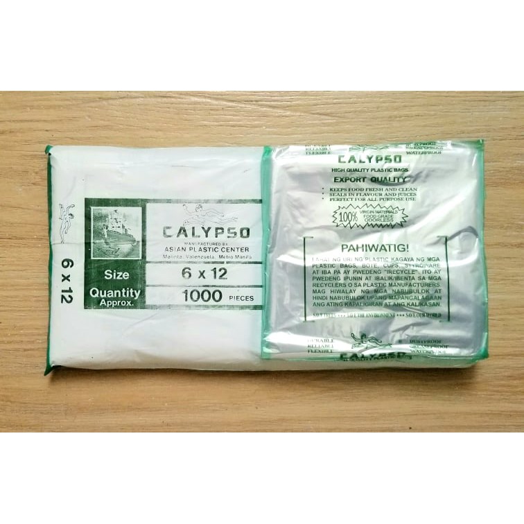Calypso 6x12 PP Clear Plastic (Linaw) | Shopee Philippines