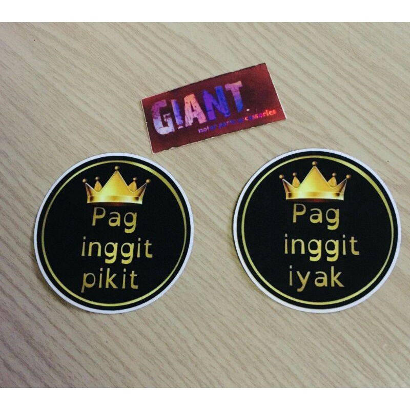 Pag inggit pikit waterproof laminated glossy(PLZ READ THE DESCRIPTION ...