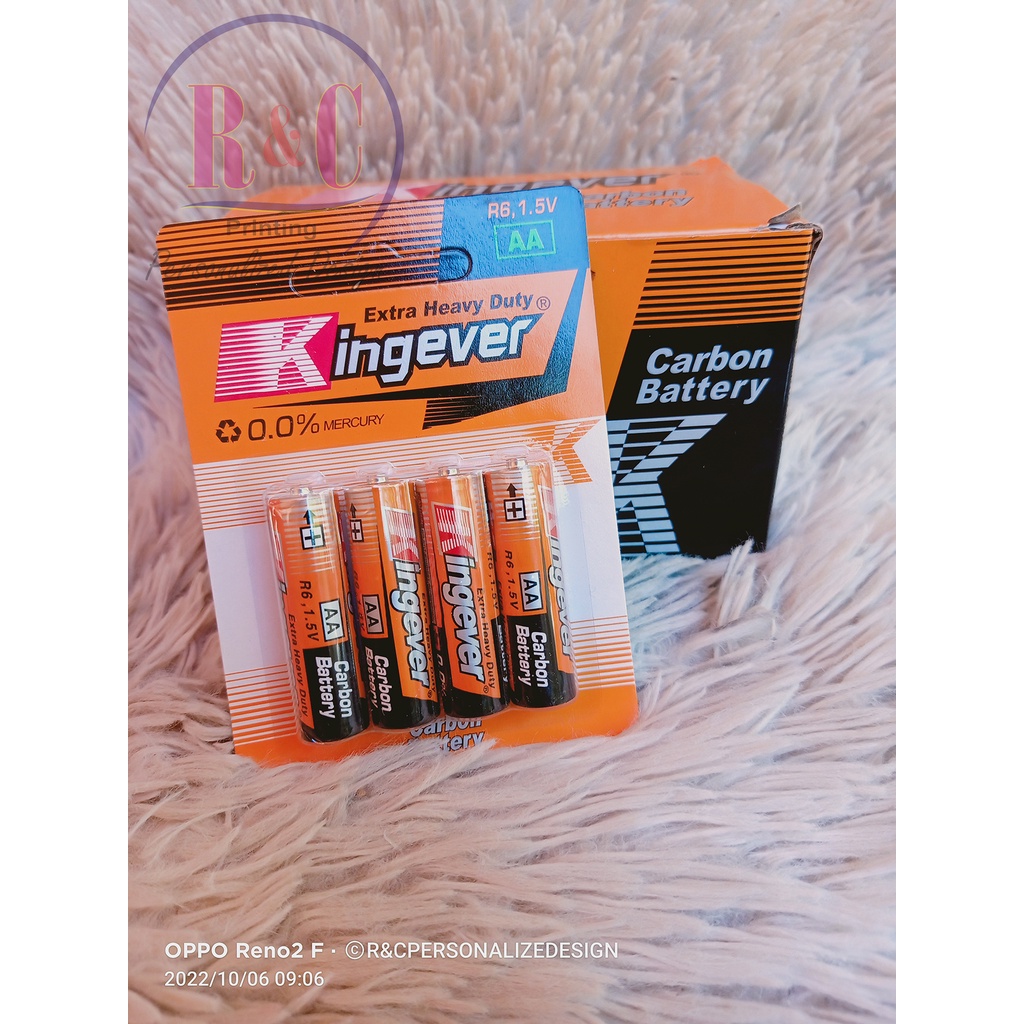 Kingever Extra Heavy Duty Battery AA | Shopee Philippines