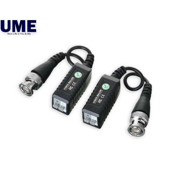 UME 1 Pair CCTV Passive Video Balun CCTV UTP Cat-5 BNC Connector 102P | Shopee Philippines