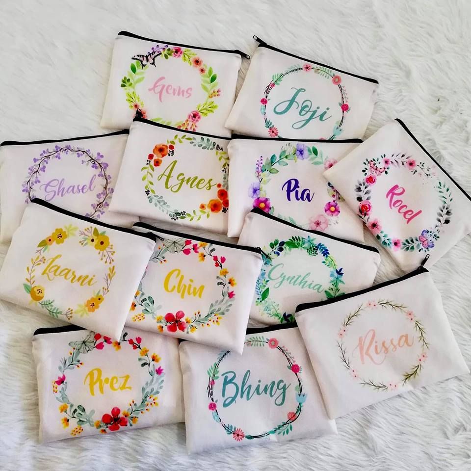 Canvas Coin Purse and Pouch (Customized/Personalized) | Shopee Philippines