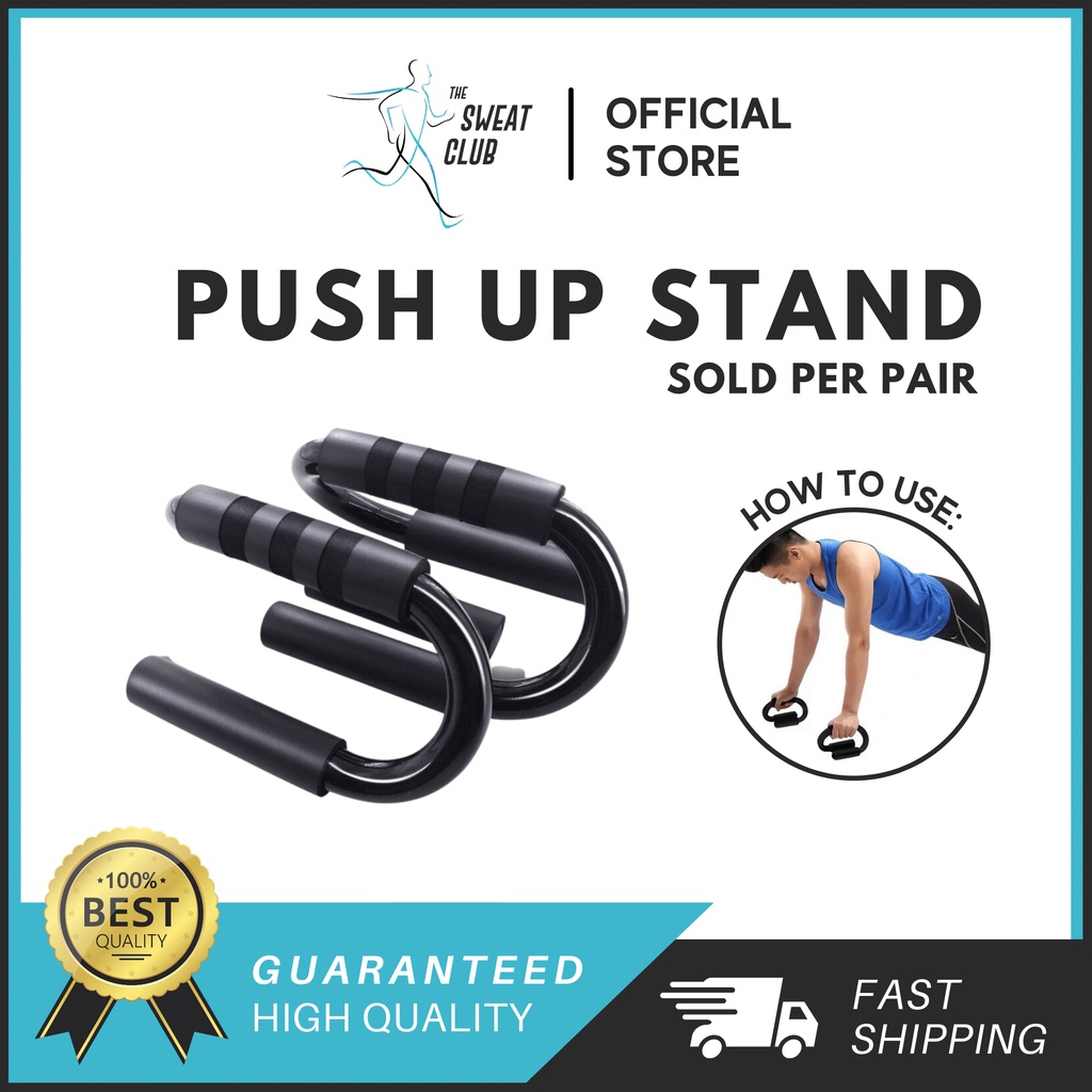 [1 PAIR] Push Up Stand Handle Push Up Bar Heavy Duty Sports Fitness ...