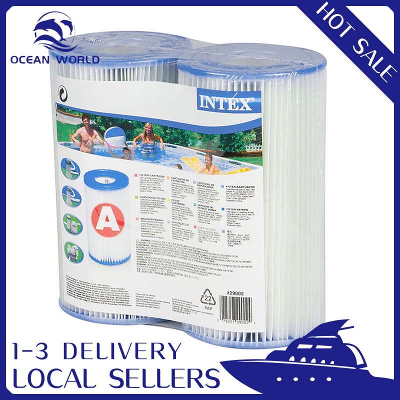 ORIGINAL INTEX FILTER CARTRIDGE (TWIN PACK) | Shopee Philippines