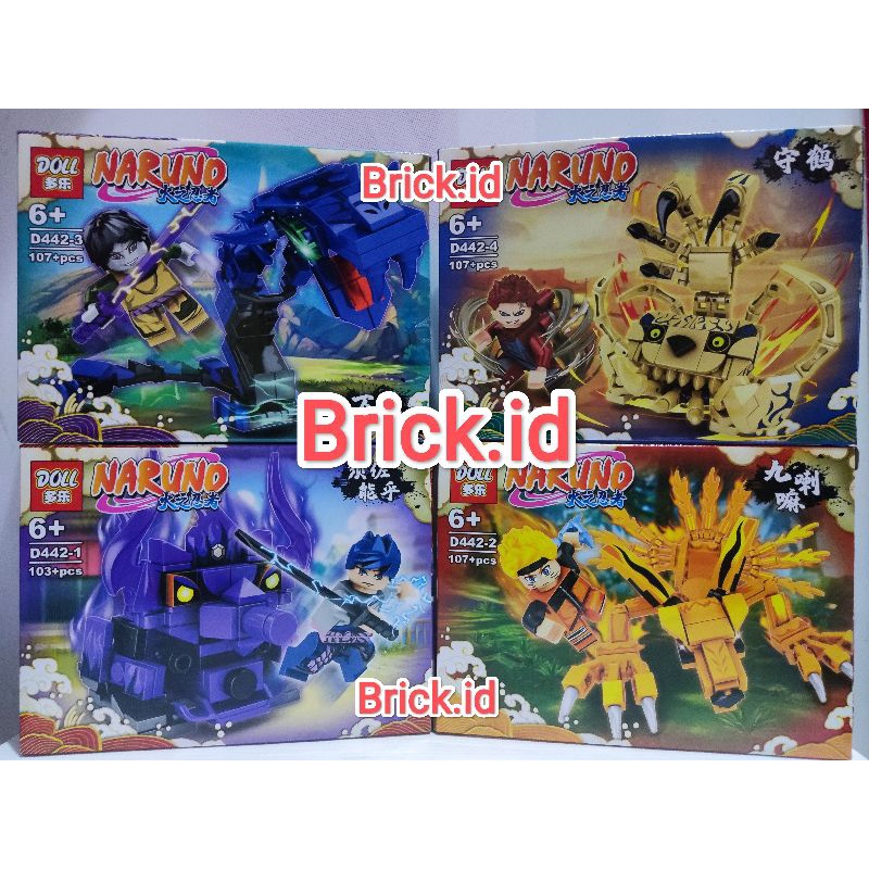 Naruto Lego Minifigure Naruto Shippuden Naruto Kyubi Sasuke Susanoo Garra Sukaku Orochimaru