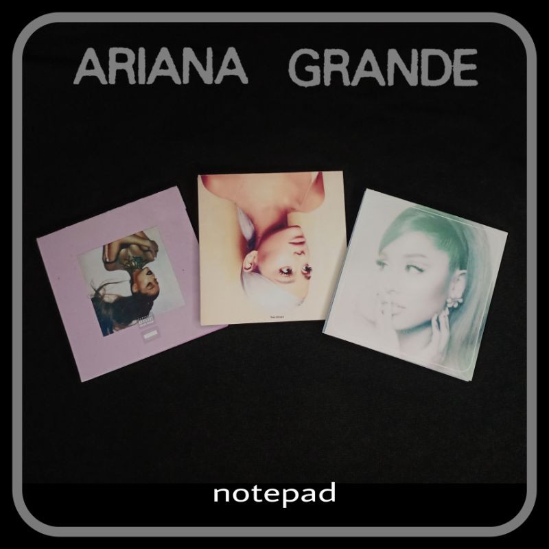 Ariana Grande Notepads Album Cover Collection | Shopee Philippines