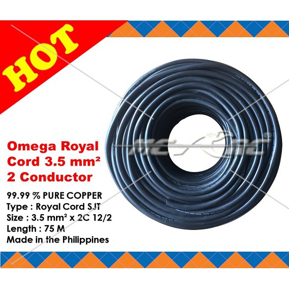 Omega Royal Cord 3.5 mm² 2 Conductor | Shopee Philippines