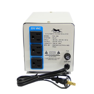 Panther AVR 1000W Relay Type Automatic Voltage Regulator PVE-1000 Power ...