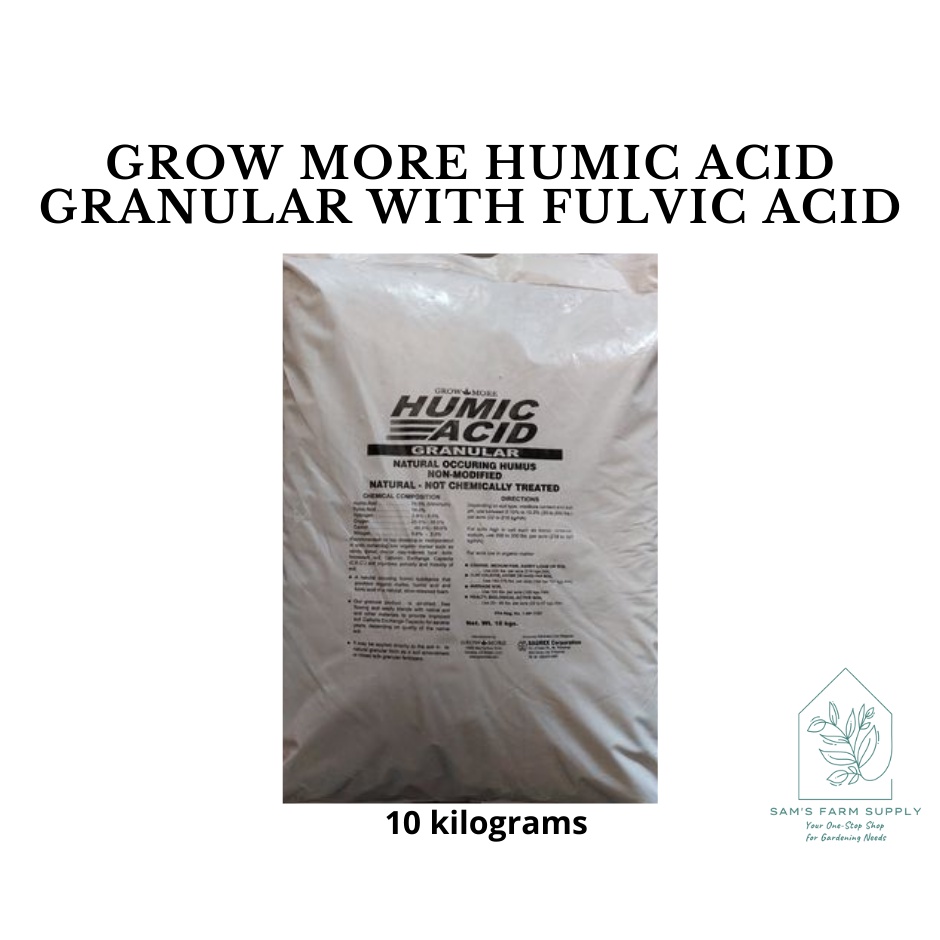 Grow More Humic Acid Granular with Fulvic Acid (10 kilogram bag ...